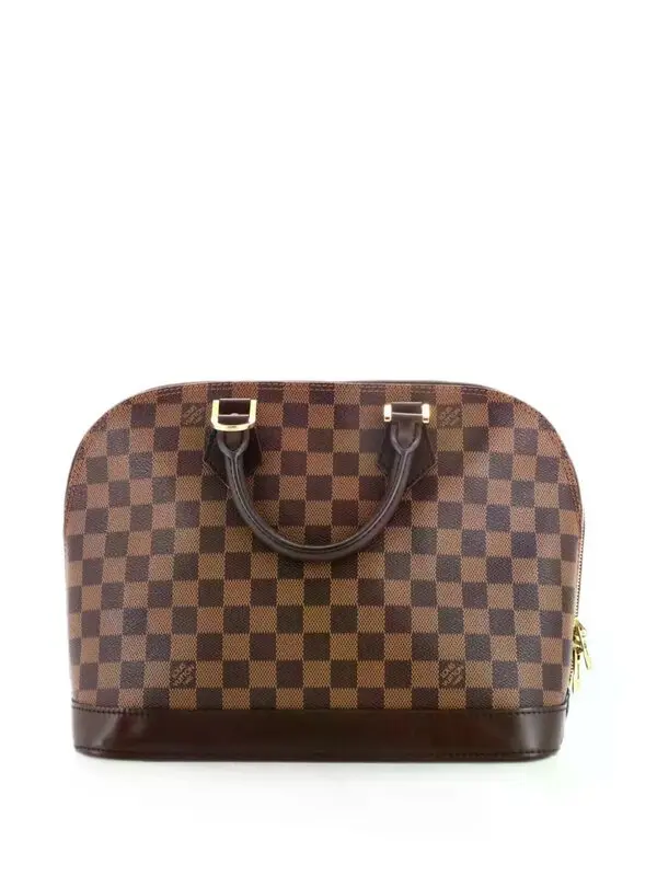 LOUIS VUITTON Vintage Alma Handbag Damier Pm Satchel