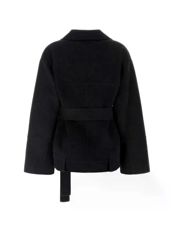 Khaite Alder Belted Wool Jacket