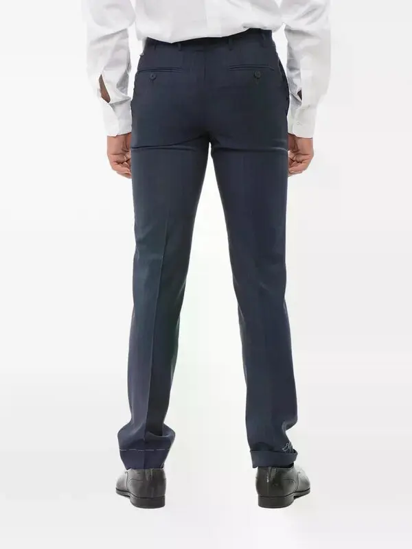 Corneliani Tailored Trousers With Pressed Crease
