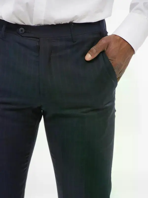 Corneliani Tailored Trousers With Pressed Crease