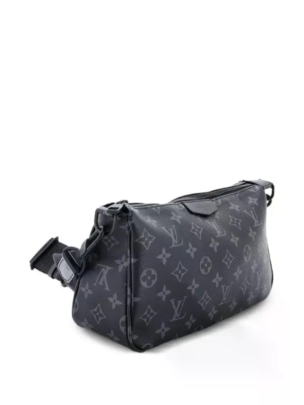LOUIS VUITTON Monogram Eclipse Canvas Pochette Accessoires Nm Xl Bag - Black