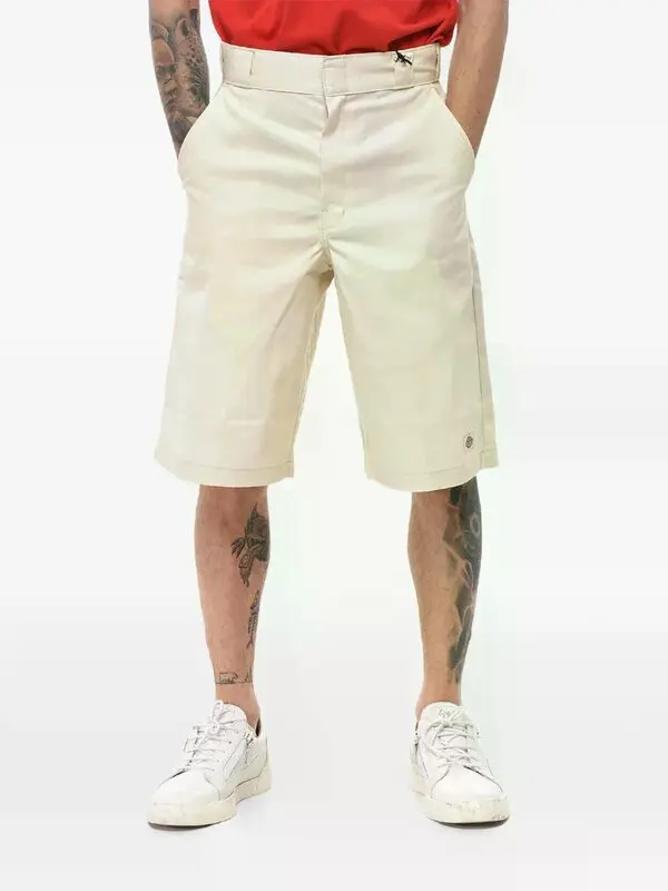 Dickies Logo-patch Belt-loop Shorts