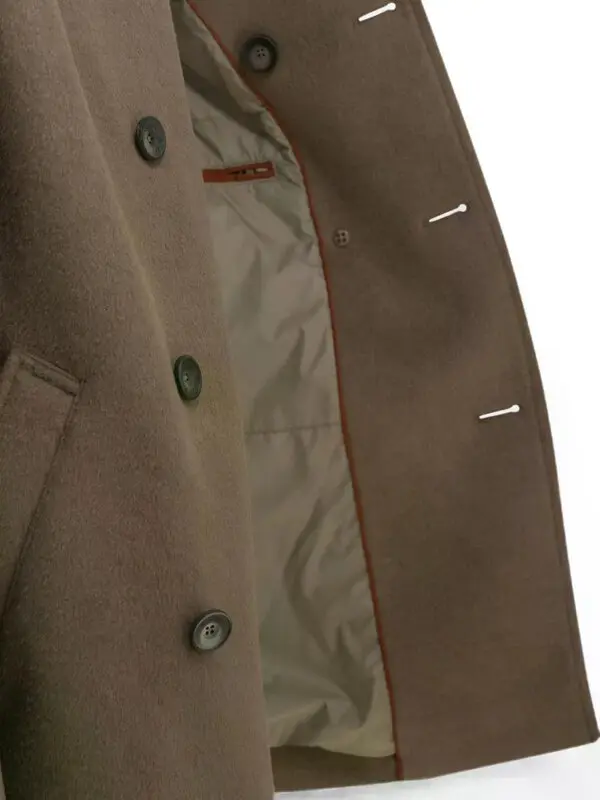 Herno Double-breasted High-neck Coat