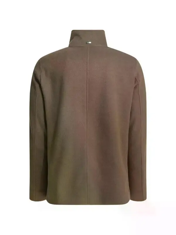 Herno Double-breasted High-neck Coat