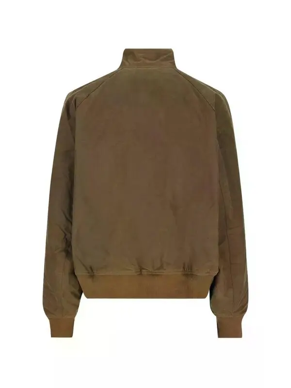Barbour Corduroy Collar Zip-up Bomber Jacket