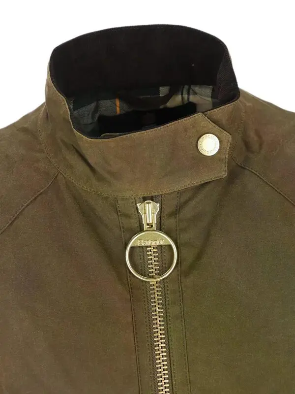 Barbour Corduroy Collar Zip-up Bomber Jacket