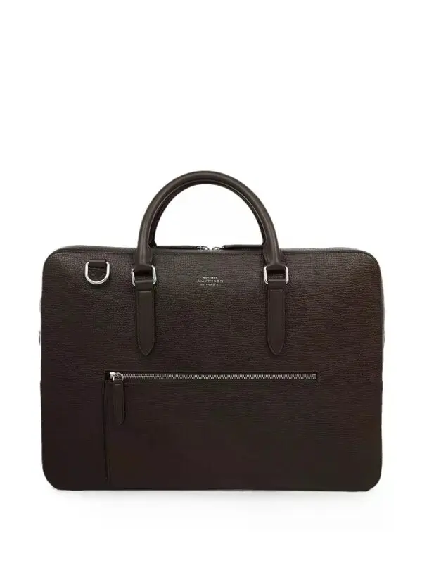 Smythson Ludlow Zip-front Briefcase