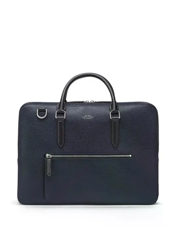Smythson Zip-front Briefcase