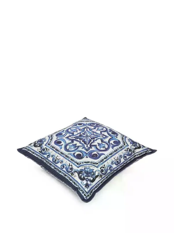 DOLCE & GABBANA CASA Maiolica-print Outdoor Cushion