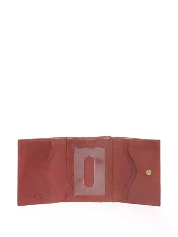 Il Bisonte Logo-embossed Leather Wallet