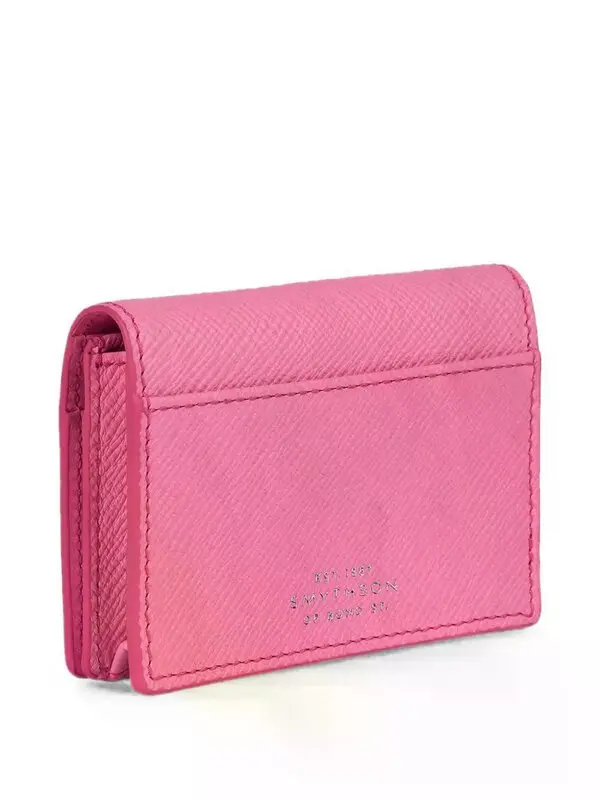 Smythson Panama Cross-grain Leather Card Holder