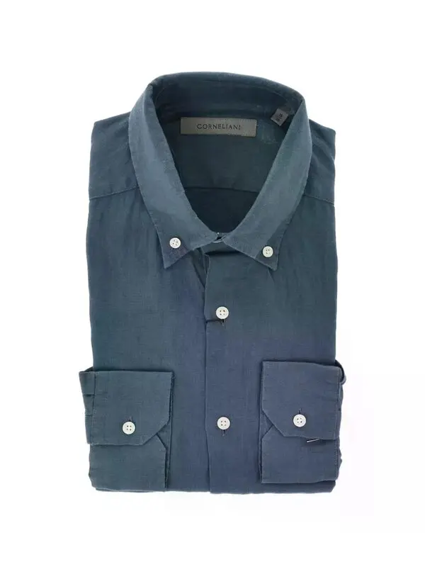 Corneliani Button-down Linen Shirt
