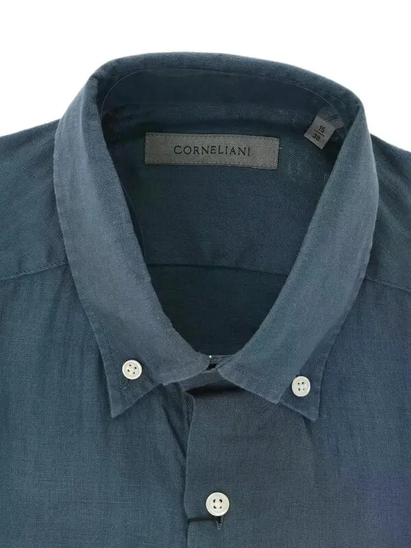 Corneliani Button-down Linen Shirt