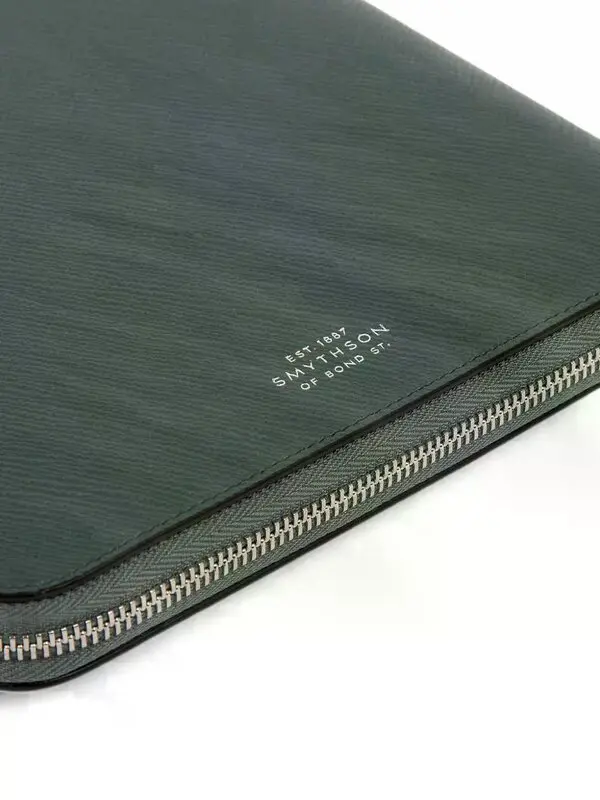 Smythson Panama Cross-grain Leather A5 Writing Folder