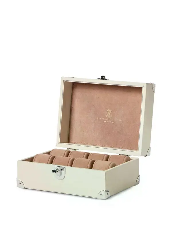 Brunello Cucinelli Grained Calfskin Watch Box
