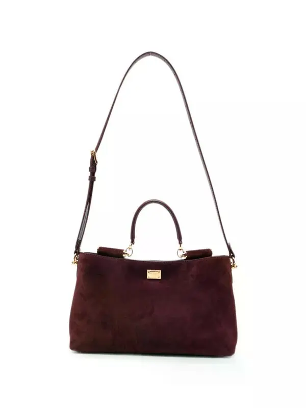Dolce & Gabbana Vittoria Logo Plaque Tote Bag