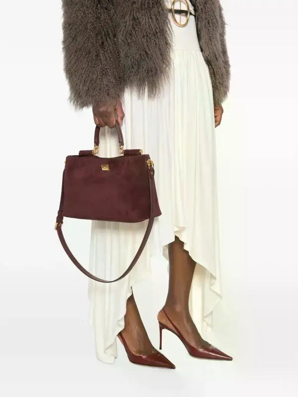 Dolce & Gabbana Vittoria Logo Plaque Tote Bag