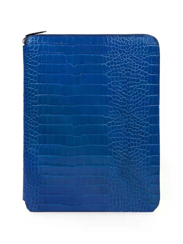 Smythson 2026-2027 Panama Croc-effect Leather Weekly Diary