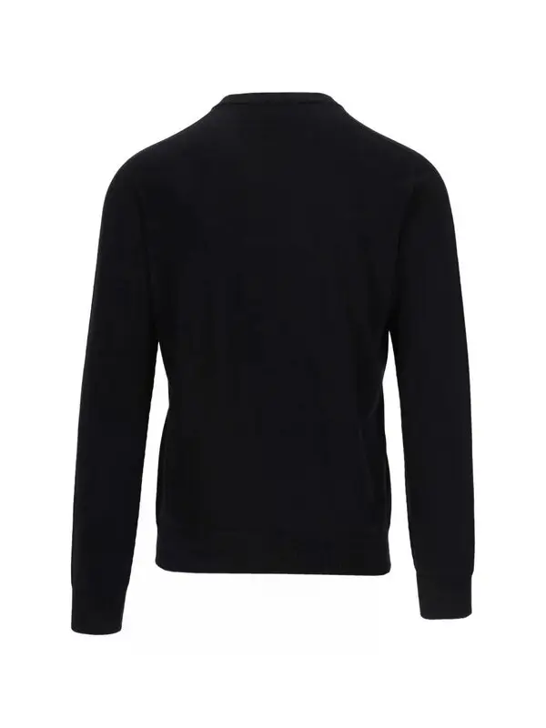 Giorgio Armani Logo-embroidered Virgin Wool Sweater