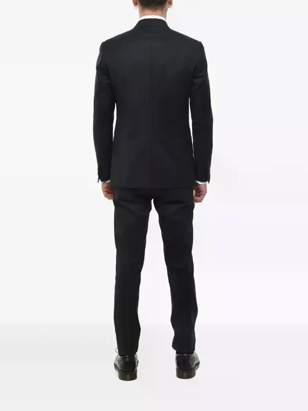 Corneliani Mandarin-collar Three-piece Suit