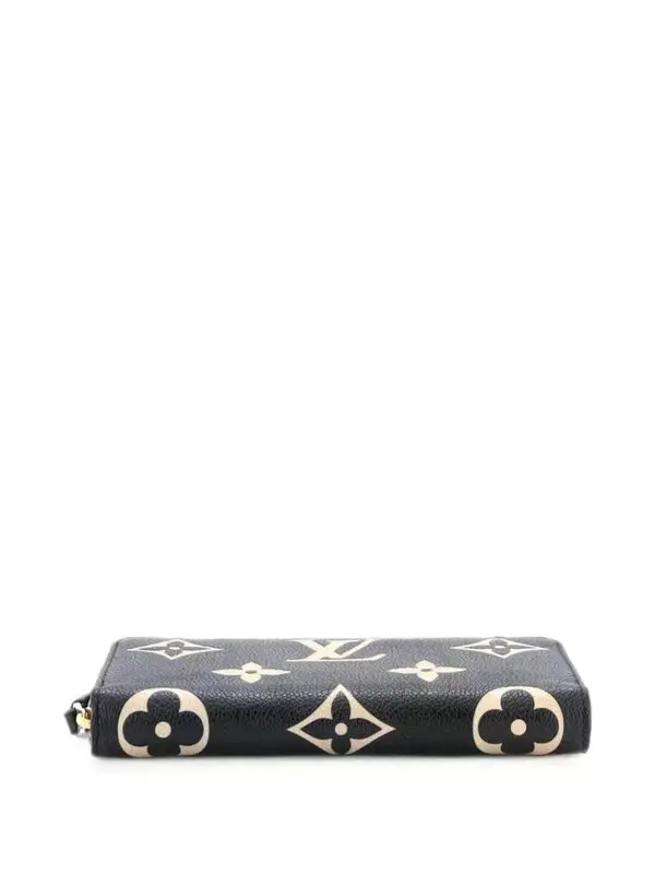 LOUIS VUITTON Zippy Wallet Bicolor Monogram Empreinte Giant Small Wallets