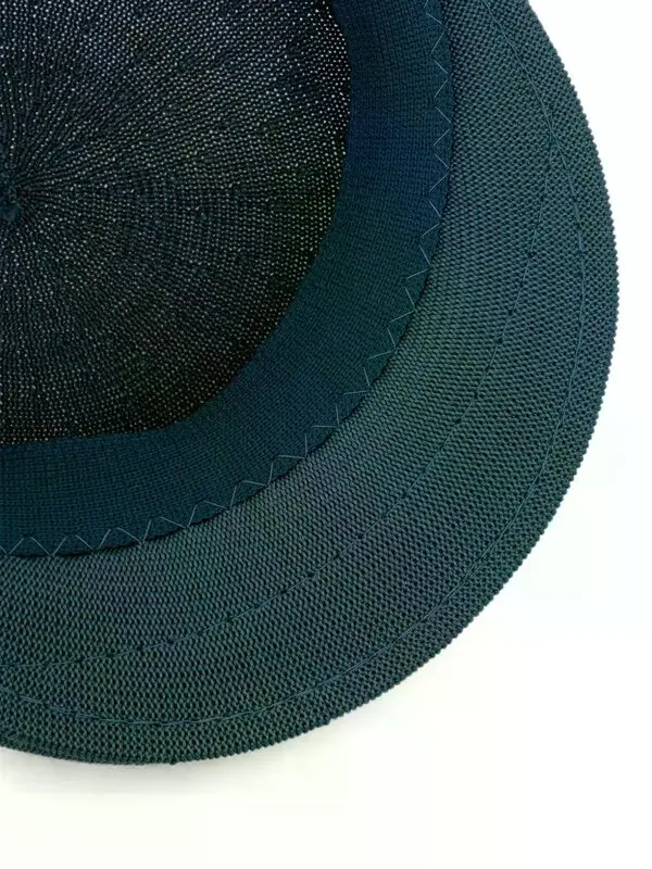 KANGOL Tropic 504 Logo Embroidered Flat Cap - Blue