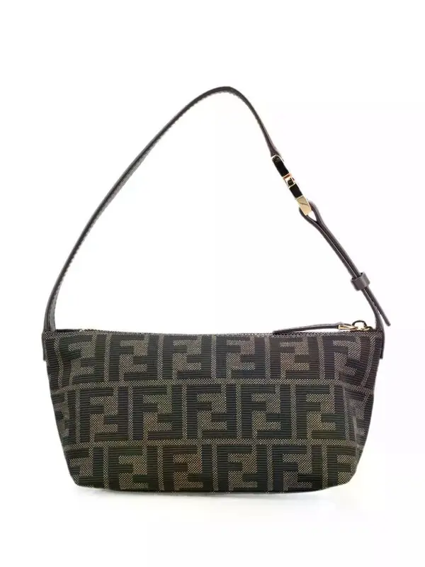 Fendi Vanity Pouch Small Ff Zucca Jacquard Fabric Mini Bag