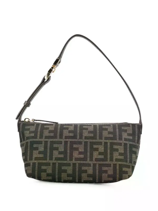 Fendi Vanity Pouch Small Ff Zucca Jacquard Fabric Mini Bag