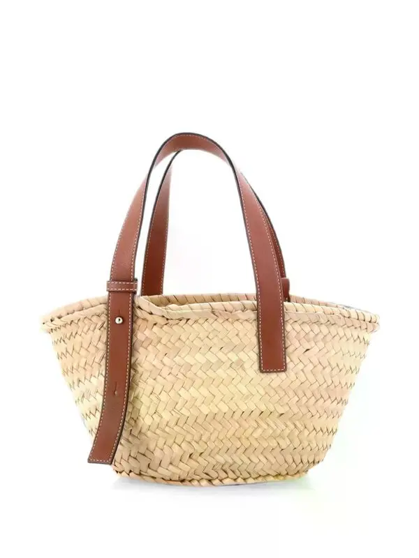 Loewe Basket Raffia Small Tote Bag