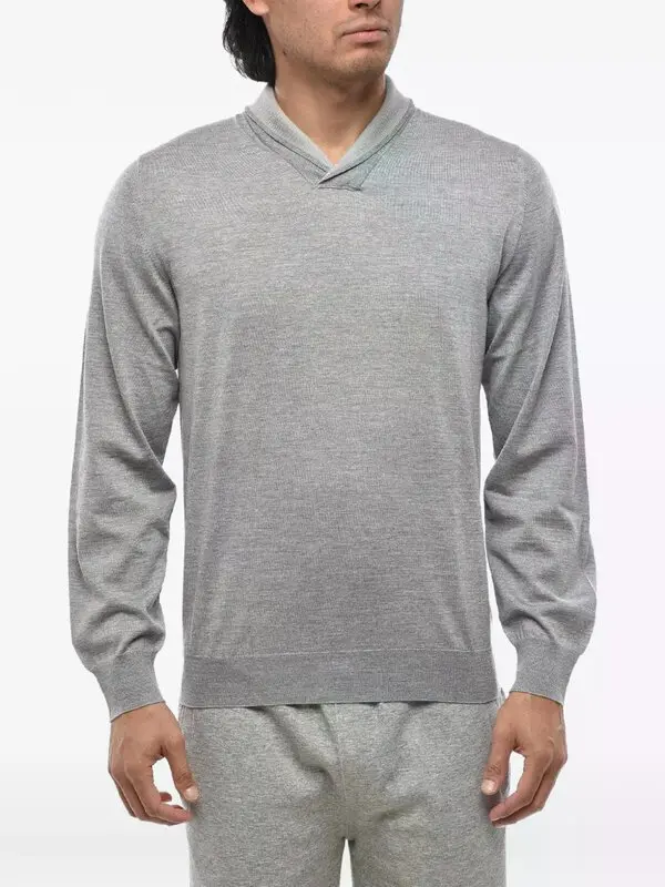 Corneliani Shawl-collar Wool Sweater