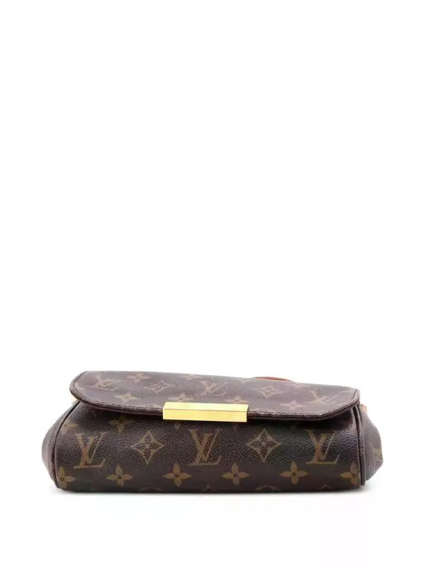 LOUIS VUITTON Monogram Canvas Pm Clutch Bag - Brown