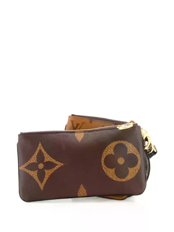 LOUIS VUITTON Trio Pouch Set Reverse Monogram Giant Clutch Bag