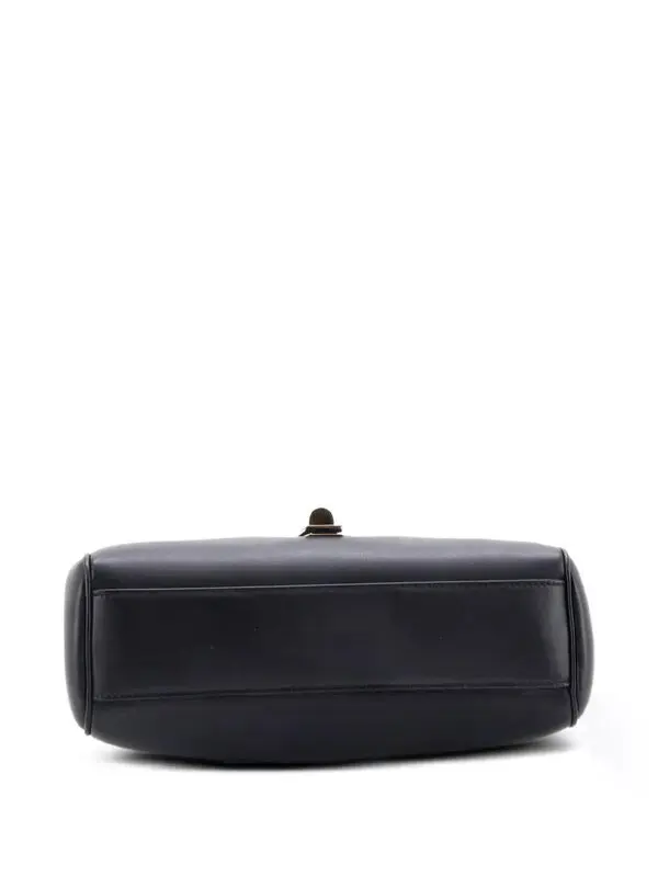 Celine Soft 16 Shoulder Bag In Smooth Calfskin - Black