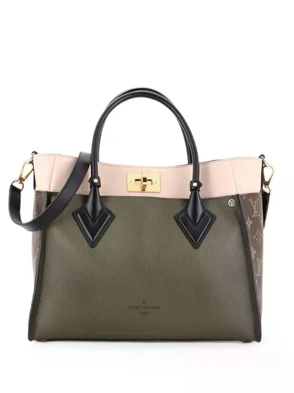 LOUIS VUITTON Monogram Canvas And Leather Tote Bag - Brown