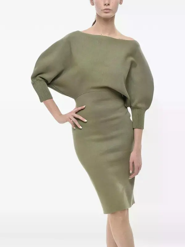 SUPER BLOND Batwing-sleeve Mini Dress