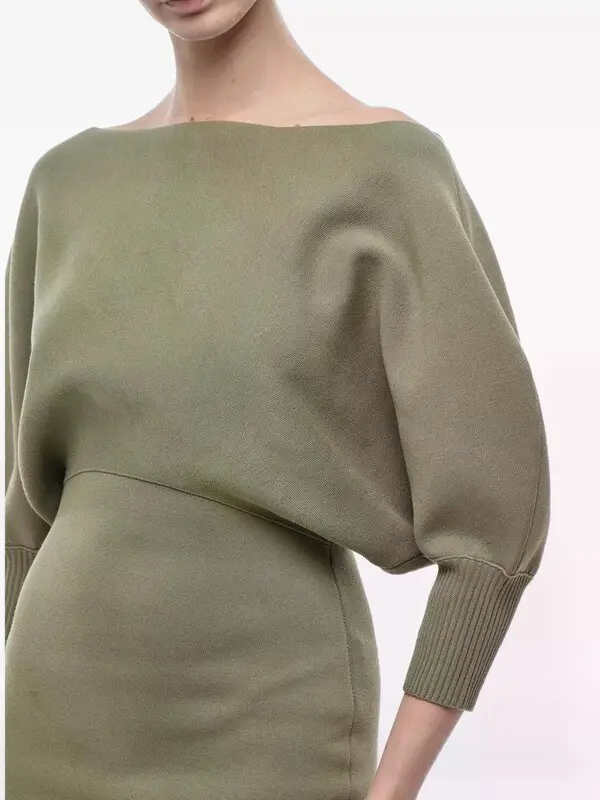 SUPER BLOND Batwing-sleeve Mini Dress