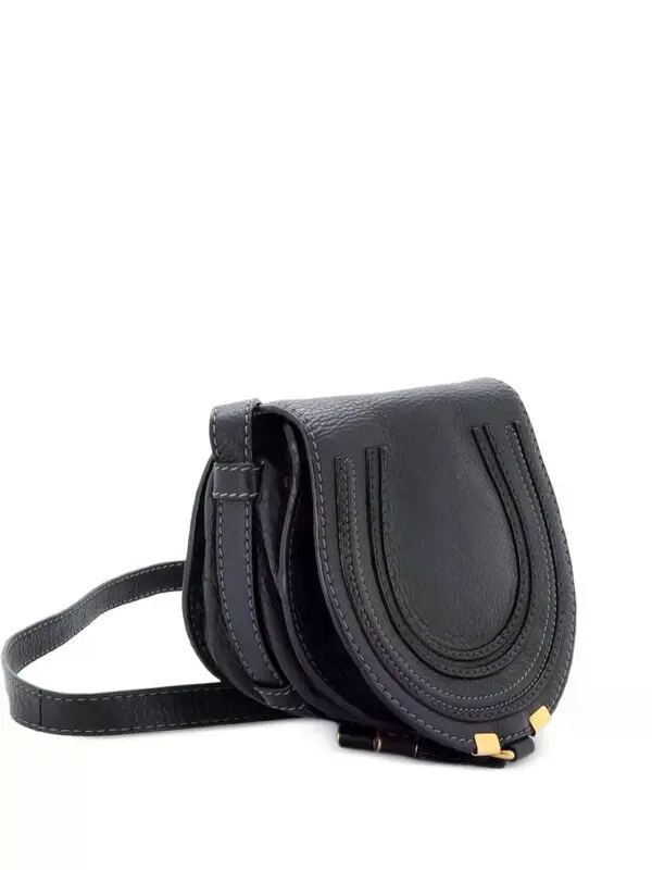 Chloé Marcie Leather Mini Crossbody Bag - Black
