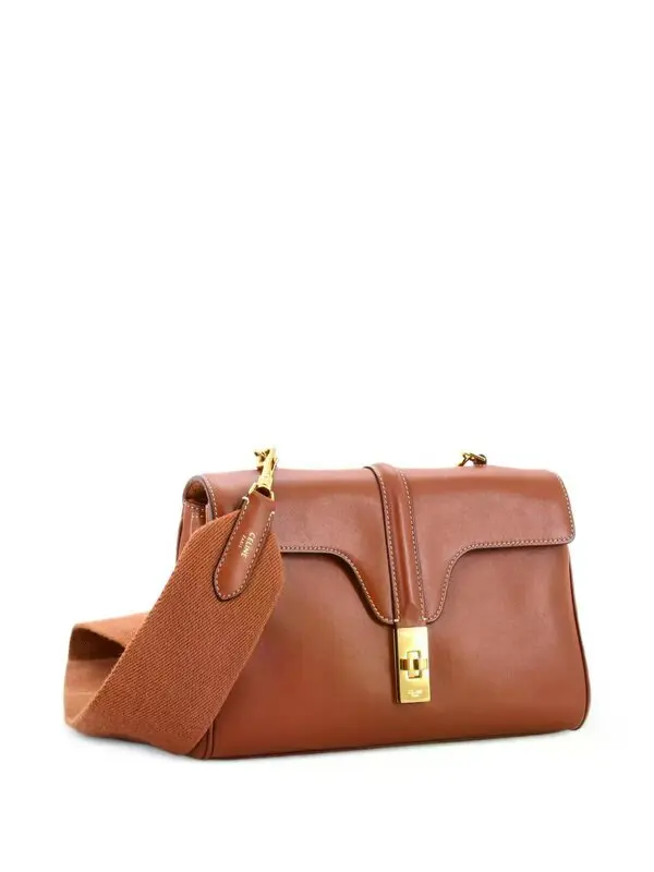 Celine Soft 16 Bag Smooth Calfskin Shoulder Bag - Brown
