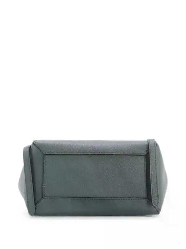 Celine Belt Bag Textured Leather Micro Satchel