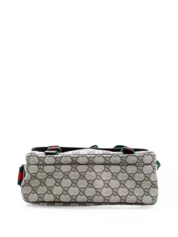 Gucci Gg Coated Canvas Messenger Bag