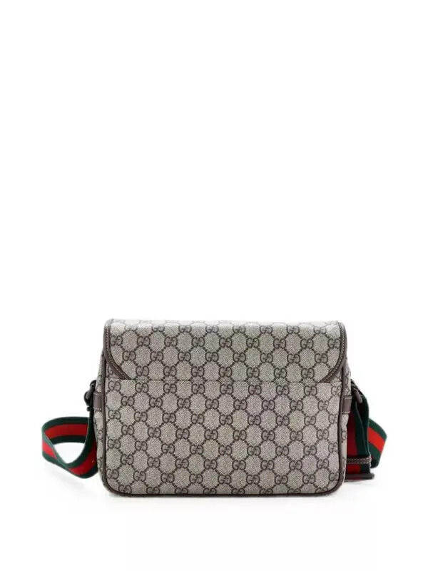 Gucci Gg Coated Canvas Messenger Bag