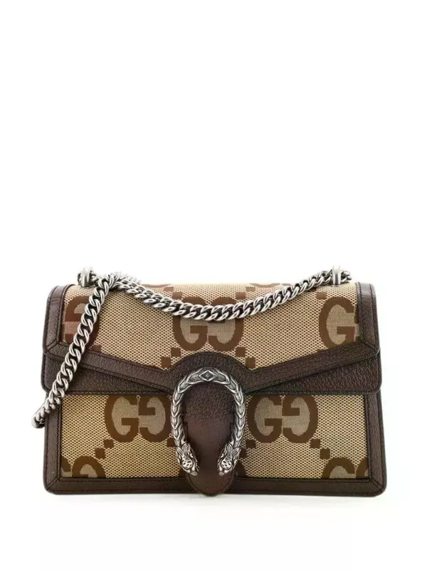Gucci Dionysus Bag Jumbo Gg Canvas Small Shoulder Bag