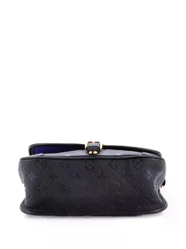 LOUIS VUITTON Monogram Empreinte Giant Diane Nm Shoulder Bag - Black