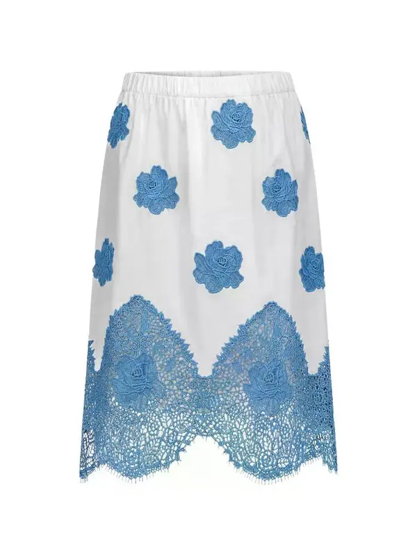 CISSA Summer Pencil Skirt - White