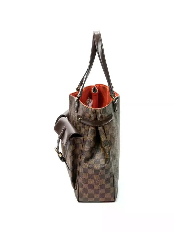 LOUIS VUITTON 2004 Uzes Buckle-detail Tote Bag