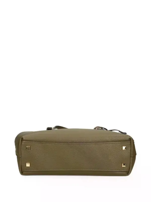 Michael Kors Logo-plaque Buckled Tote Bag