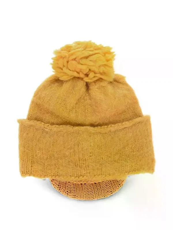 Dsquared2 Pom-pom Visor Beanie Hat