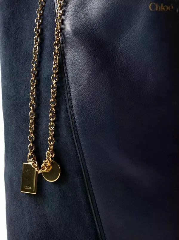 Chloé Spin Panelled Leather Tote Bag