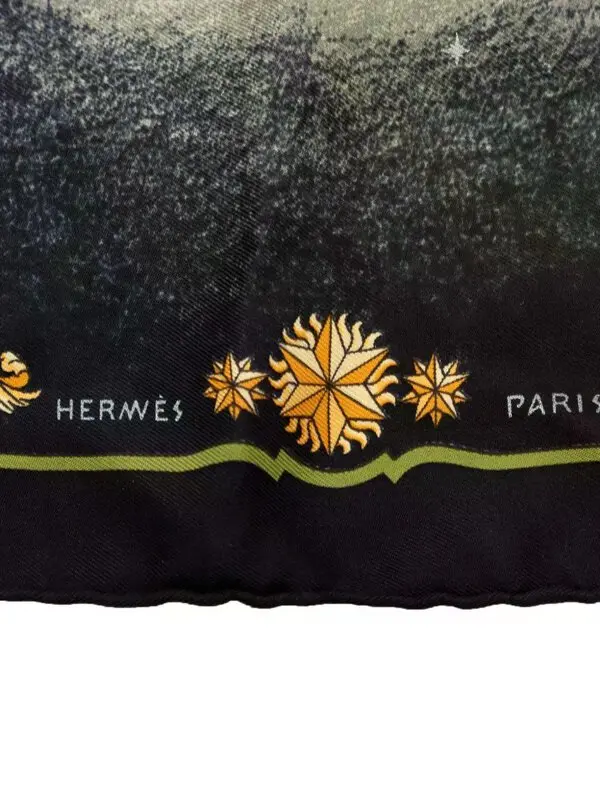 Hermès 1999-2007 Cosmos Square Silk Handkerchief