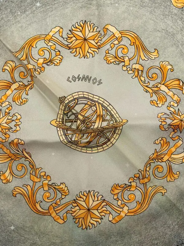 Hermès 1999-2007 Cosmos Square Silk Handkerchief